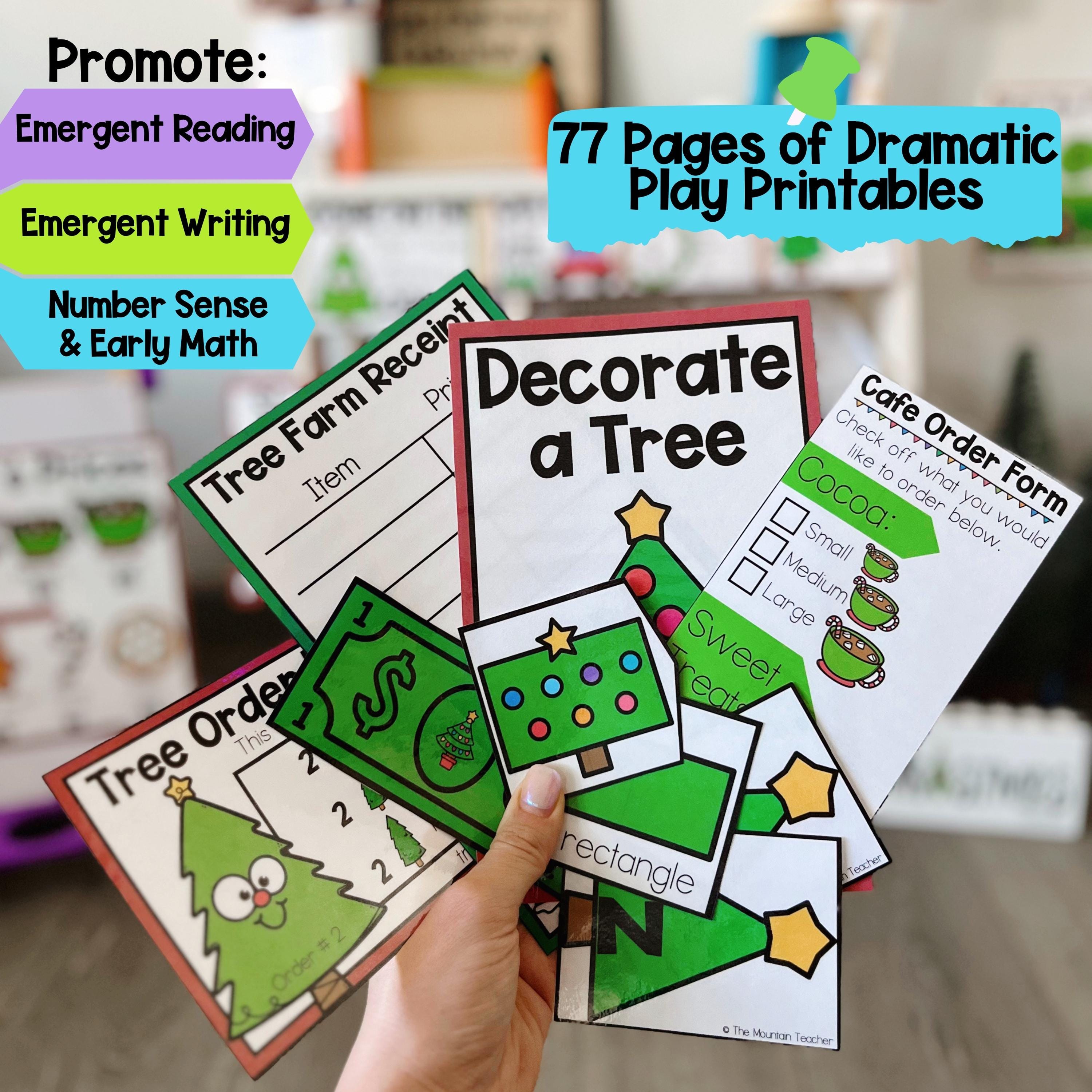 Christmas Tree Farm Dramatic Play Printables: Holiday Role Play ...