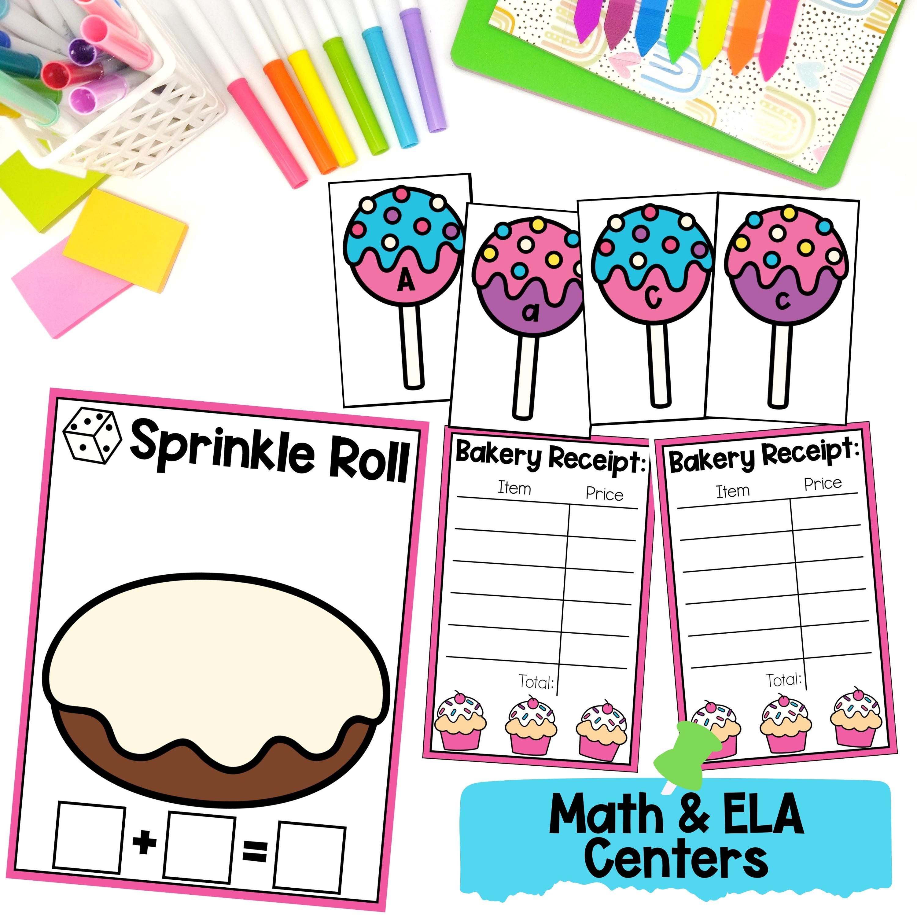 Bakery Dramatic Play Printables: Baking or Baker Role Play Activities ...