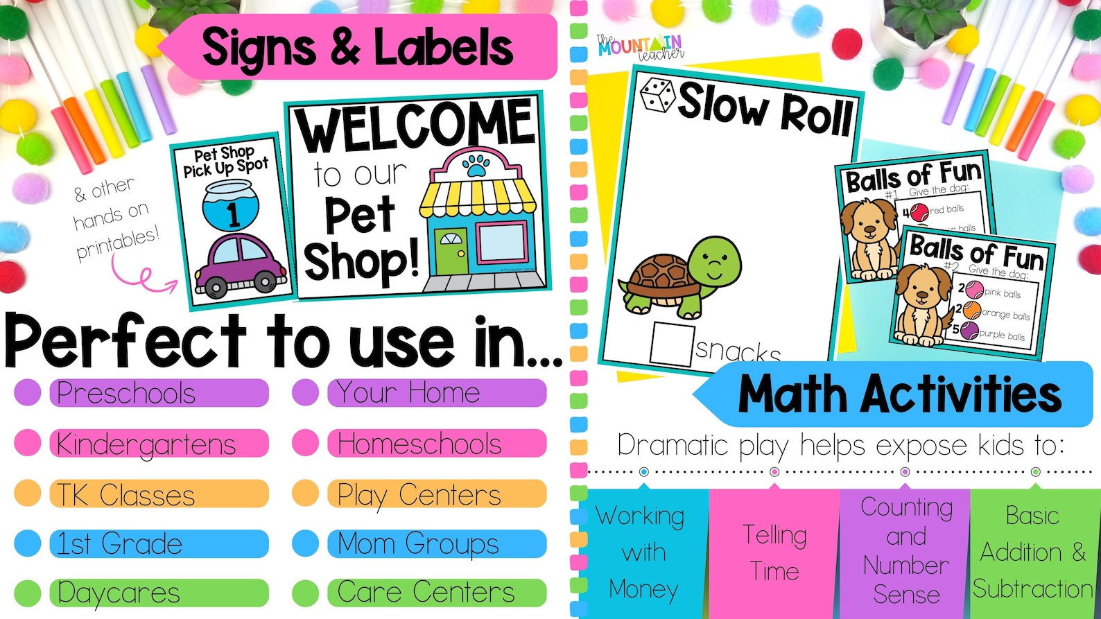 Pet Shop Dramatic Play Bundle - Pet Store Adoption Printables ...