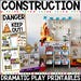 Construction Zone Dramatic Play Printables: Preschool Activities (PDF ...