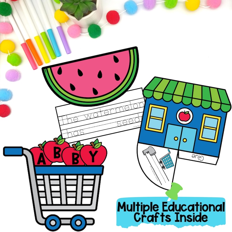 Grocery Store Dramatic Play Printables: Supermarket Pretend Play (PDF ...