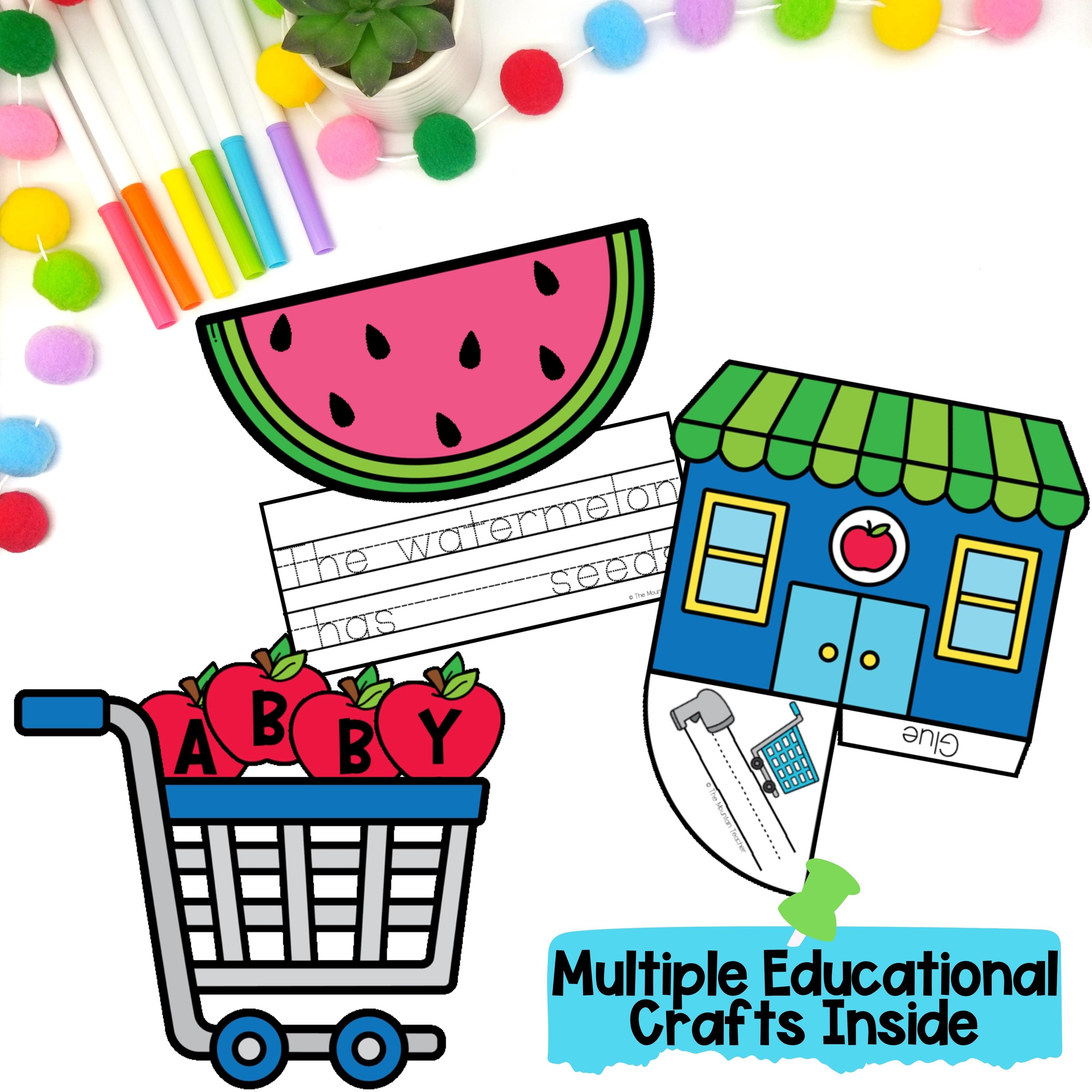 Grocery Store Dramatic Play Printables: Supermarket Pretend Play (PDF ...