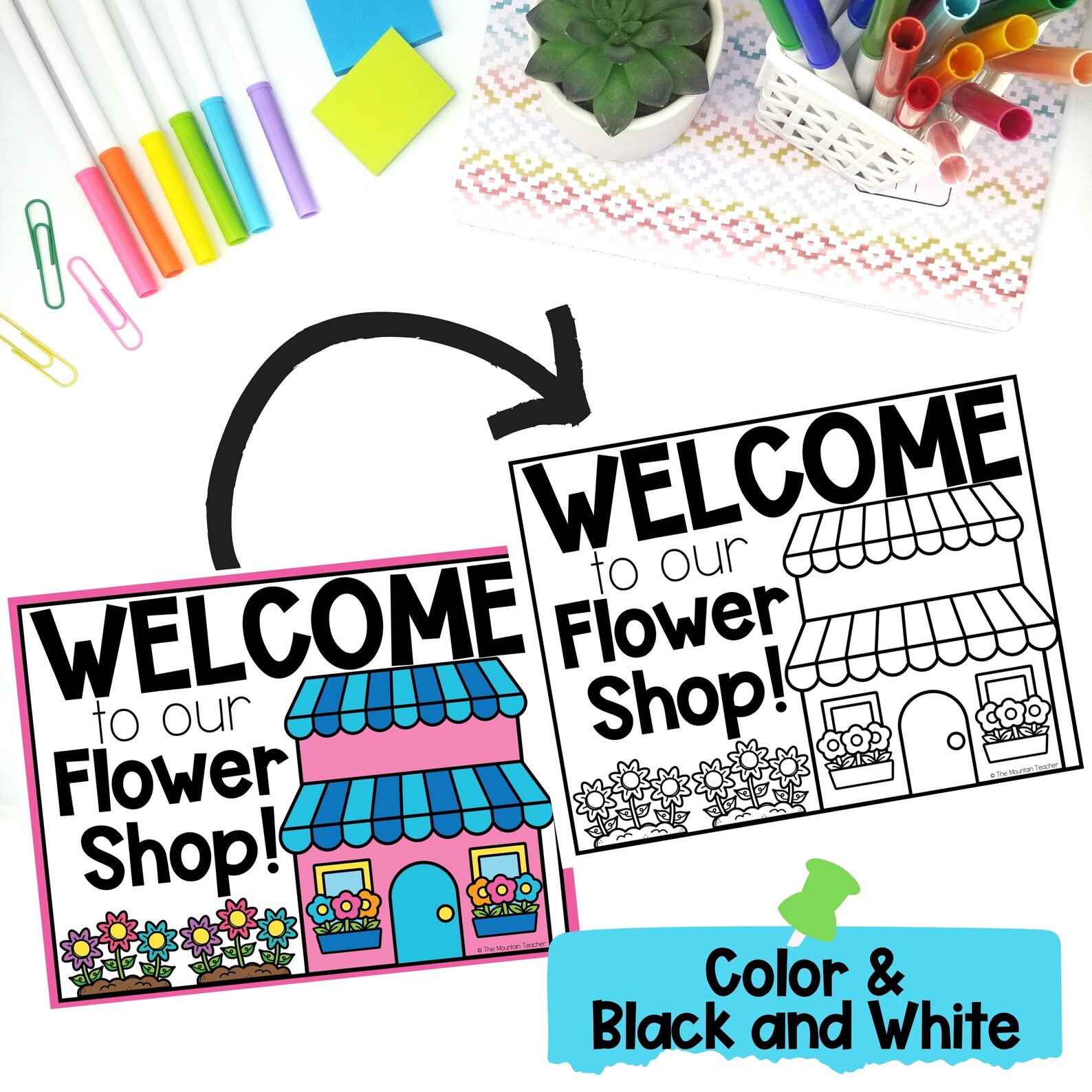 Flower Shop Dramatic Play Bundle of Flowers - Printables, Preschool ...