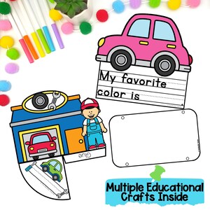 Auto Shop Dramatic Play Printables: Preschool Activities (digital ...