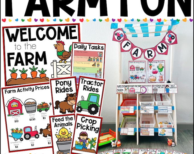 Construction Worker Zone Dramatic Play Bundle - Printables, Preschool ...