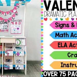 Valentine's Day Bakery Dramatic Play Printables: Winter Role Play ...