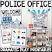 Police Station Dramatic Play Printables: Police Officer Role Play ...