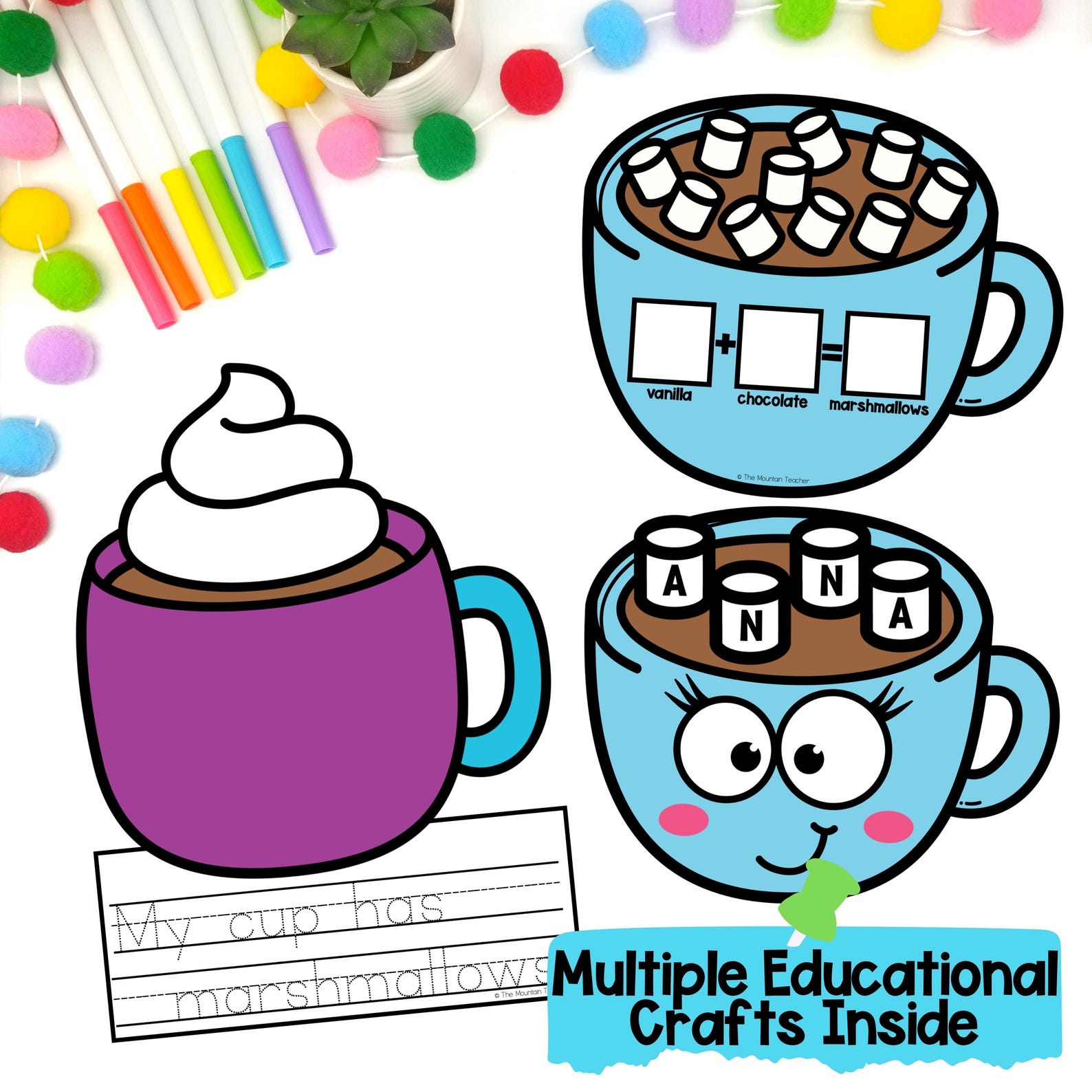 Hot Chocolate Stand Dramatic Play Printables: Winter Hot Cocoa Role ...
