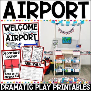 Airport Dramatic Play Printables: Preschool Activities (PDF Download ...