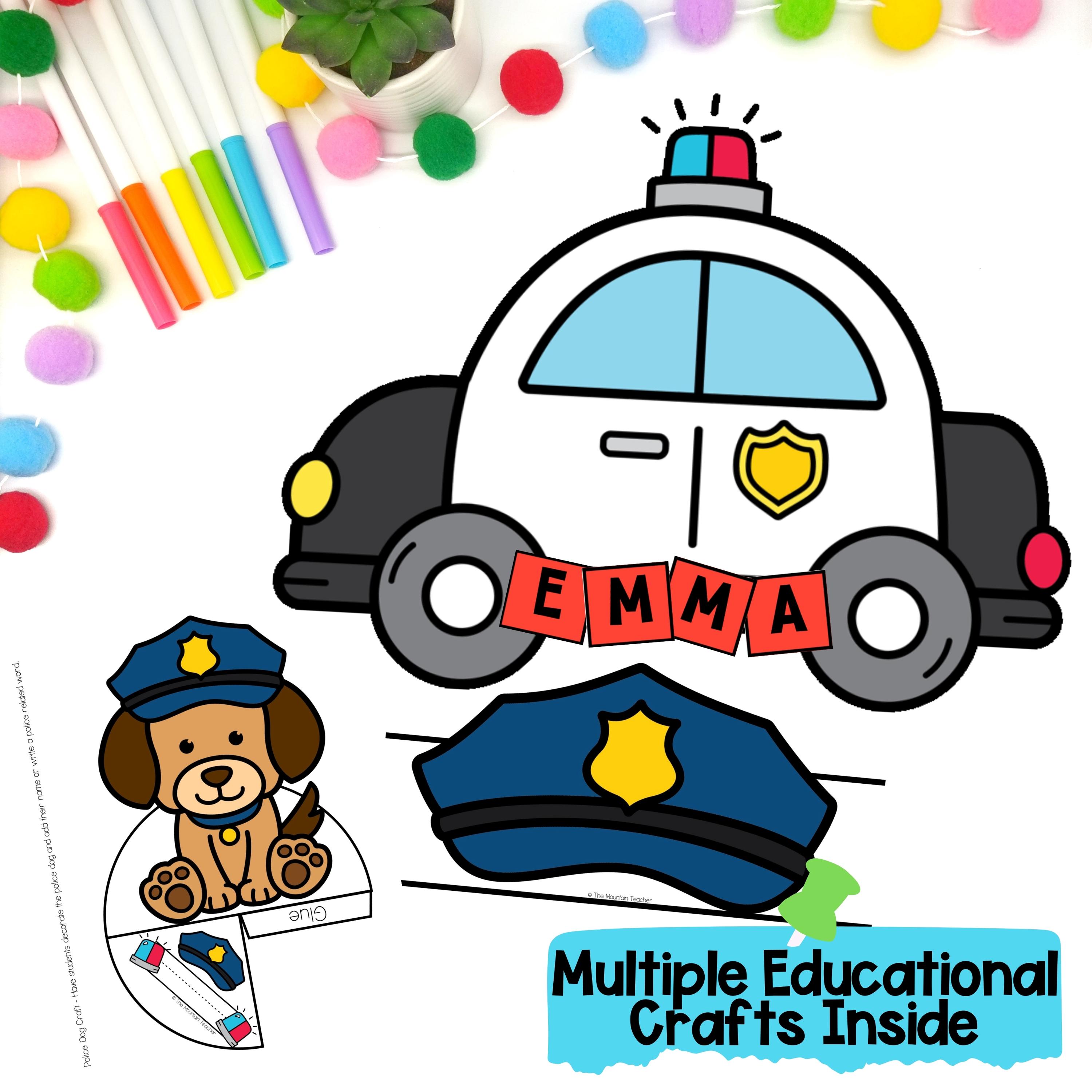 Police Station Dramatic Play Printables: Police Officer Role Play ...