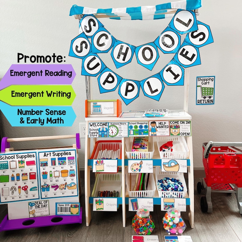 School Supply Store Dramatic Play Printables (PDF Download) - Etsy