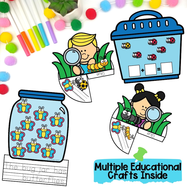 Bug Lab Dramatic Play Printables: Insect Catching Role Play Activities ...