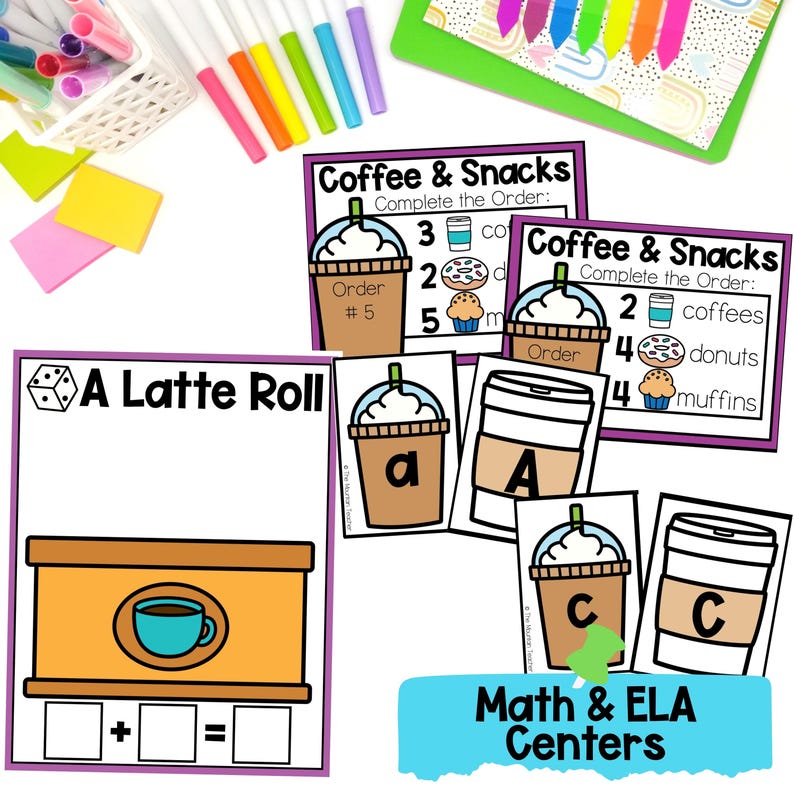 Coffee Shop Dramatic Play Bundle - Coffee Stand Printables, Preschool ...