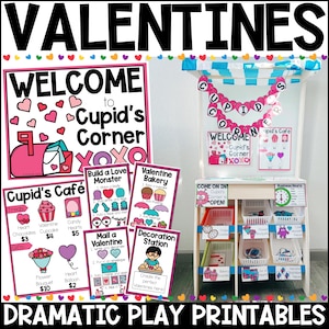 Valentine's Day Bakery Dramatic Play Printables: Winter Role Play ...