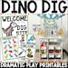 Dinosaur Dramatic Play Bundle - Dino Fossil Dig Site Printables ...