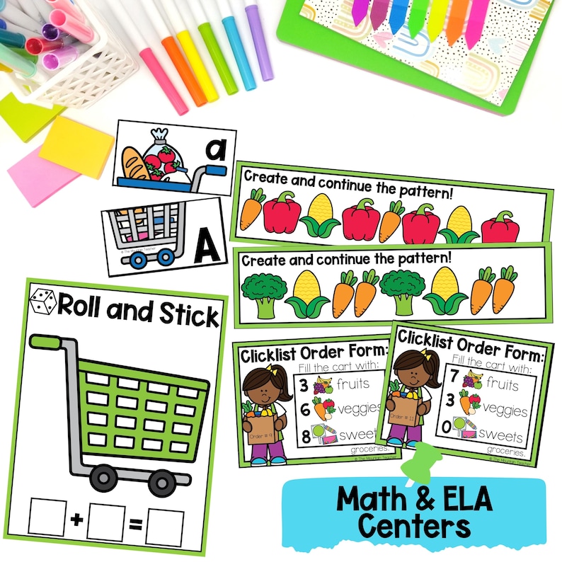 Grocery Store Dramatic Play Printables: Supermarket Pretend Play (PDF ...