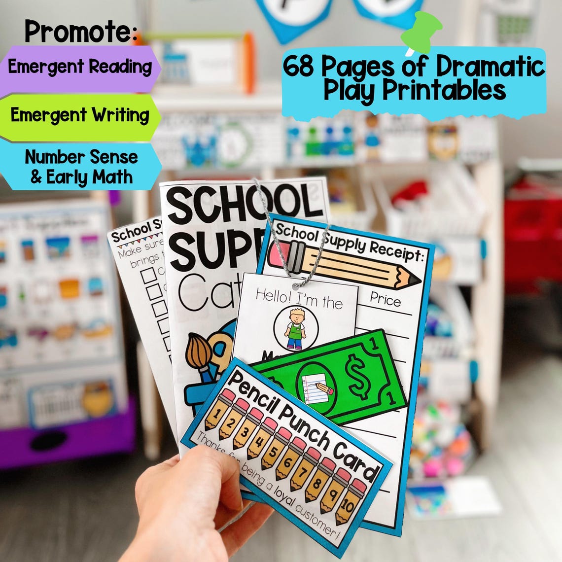 School Supply Store Dramatic Play Printables (PDF Download) - Etsy