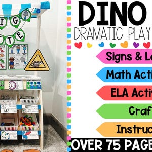 Dinosaur Dramatic Play Bundle - Dino Fossil Dig Site Printables ...