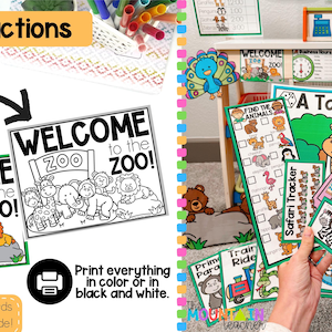 Zoo Dramatic Play Printables: Zoo Animal Safari Role Play Activities ...