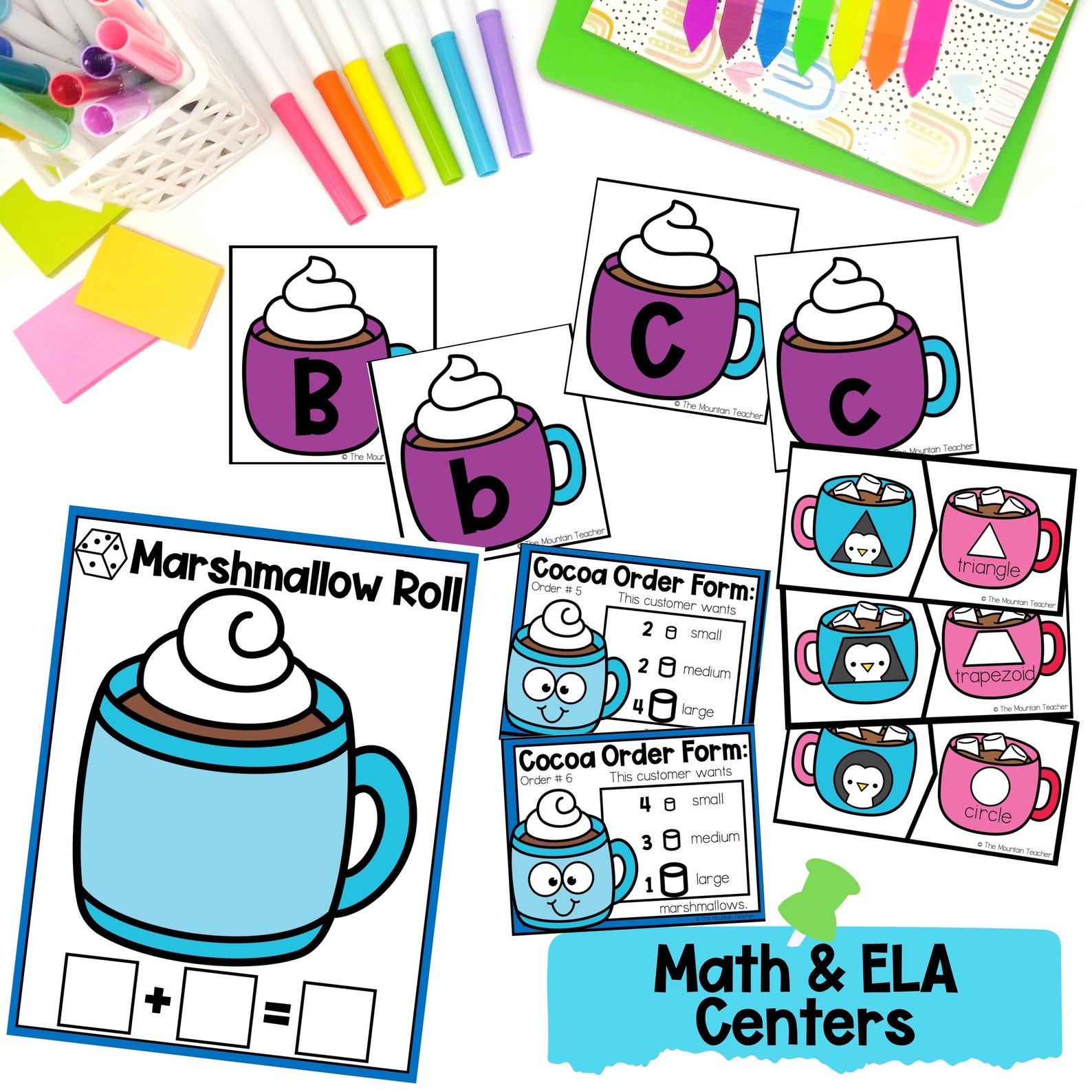 Hot Chocolate Stand Dramatic Play Printables: Winter Hot Cocoa Role ...