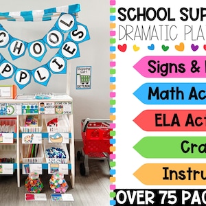 School Supply Store Dramatic Play Printables (PDF Download) - Etsy