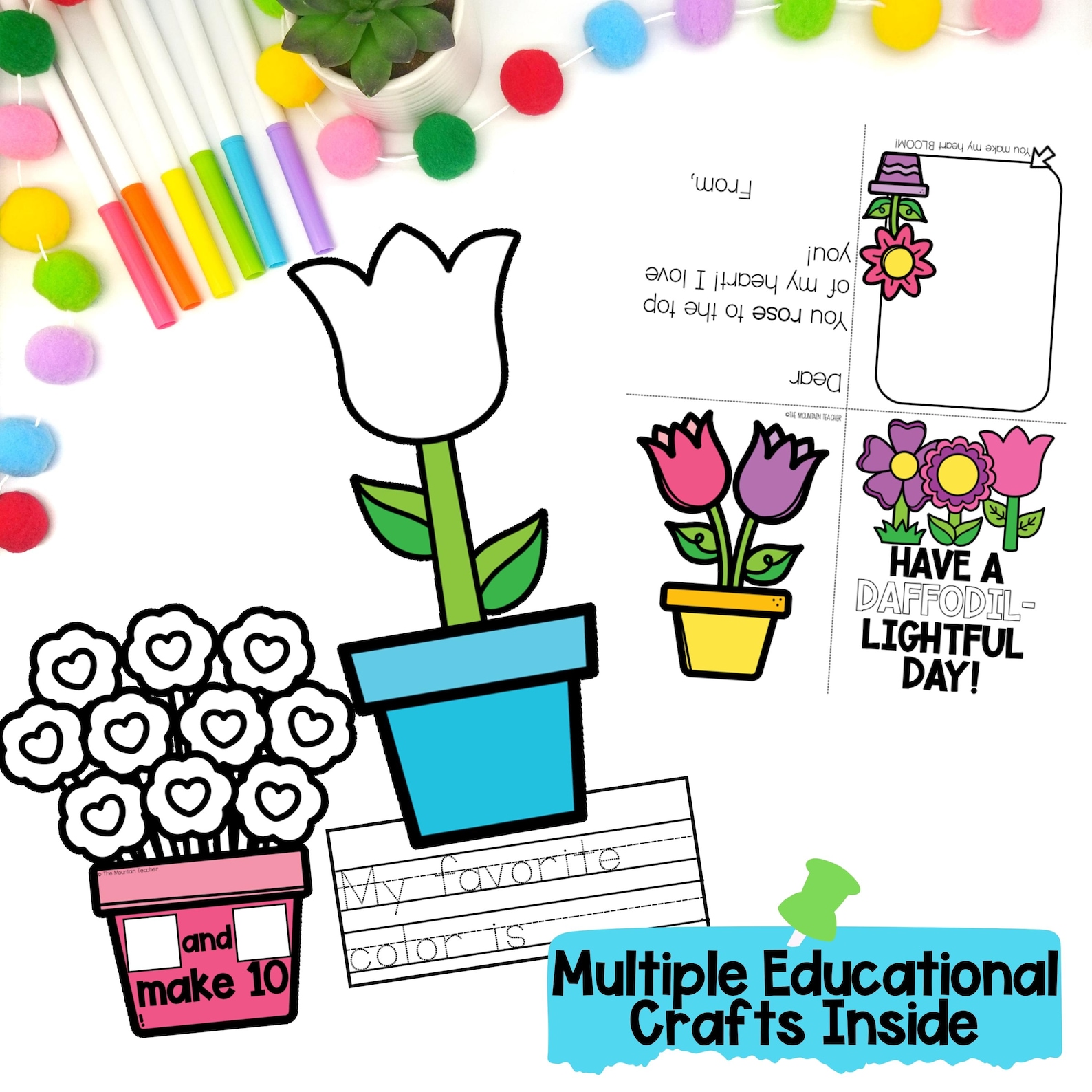Flower Shop Dramatic Play Bundle of Flowers - Printables, Preschool ...