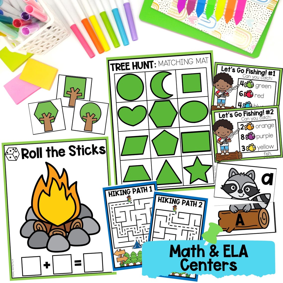 Camping Dramatic Play Printables: Homeschool & Kindergarten (PDF) - Etsy