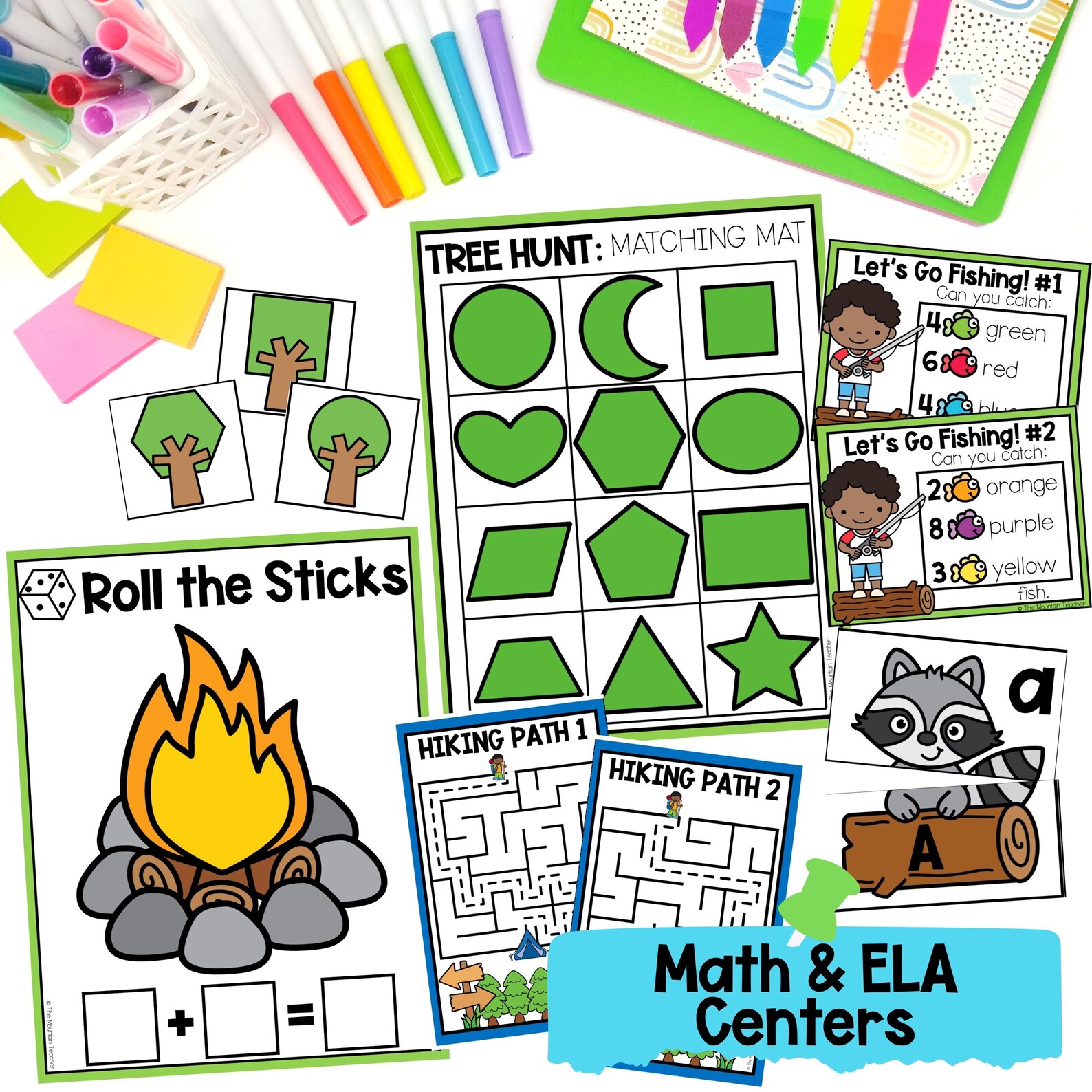 Camping Dramatic Play Printables: Homeschool & Kindergarten (PDF) - Etsy