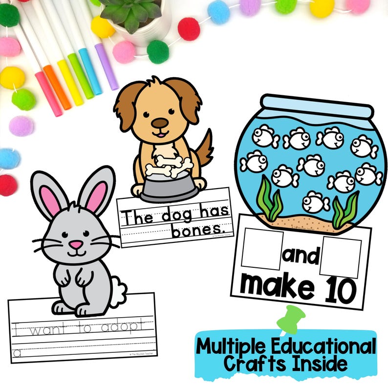Pet Shop Dramatic Play Printables: Homeschool & Kindergarten (PDF) - Etsy