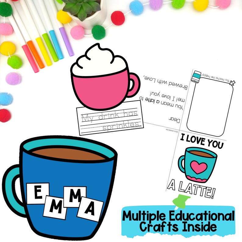 Coffee Shop Dramatic Play Set: Preschool & Toddler Printables (PDF) - Etsy