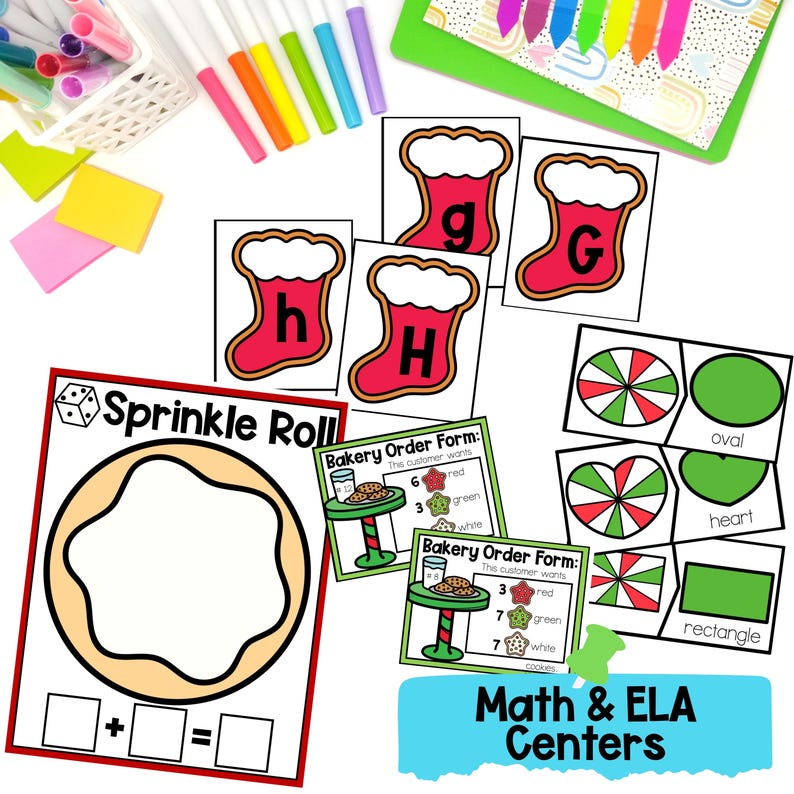 Christmas Bakery Dramatic Play Printables: Holiday Role Play Activities ...