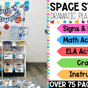 Space Station Dramatic Play Printables: Preschool & Toddler Activities ...