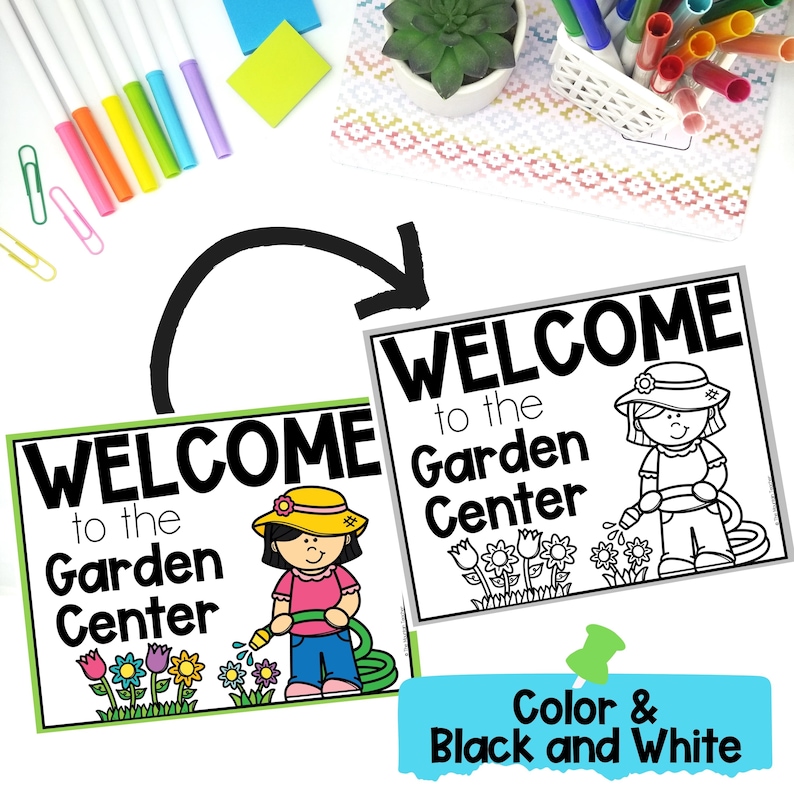 Garden Dramatic Play Printables: Spring Role Play Activities for ...