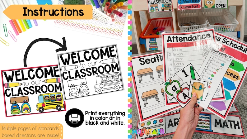 Clasroom Dramatic Play Printables: Back to School Teacher Role Play ...