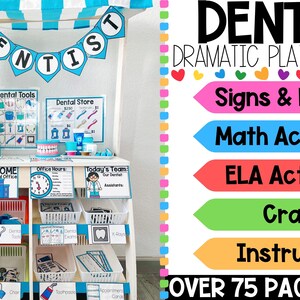 Dentist Office Dramatic Play Printables: Homeschool & Classroom (PDF ...