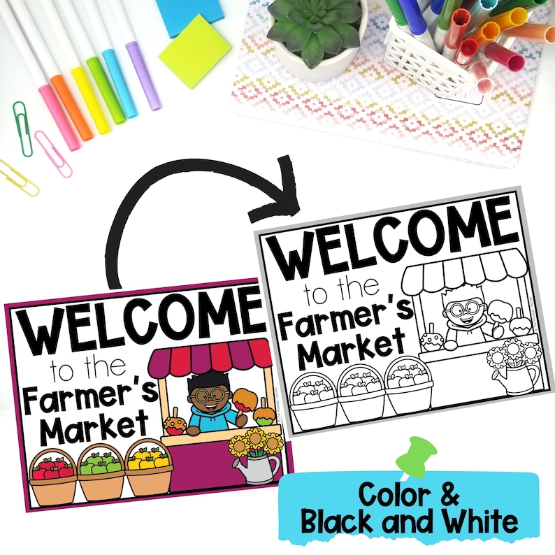Farmer's Market Dramatic Play Printables: Marketplace Role Play ...