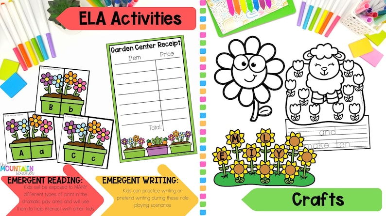 Garden Dramatic Play Printables: Spring Role Play Activities for ...