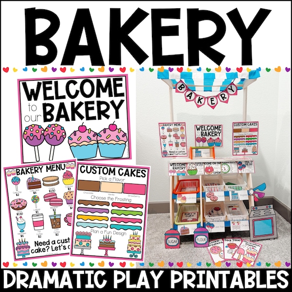 Bakery Shop Pretend Play - Etsy