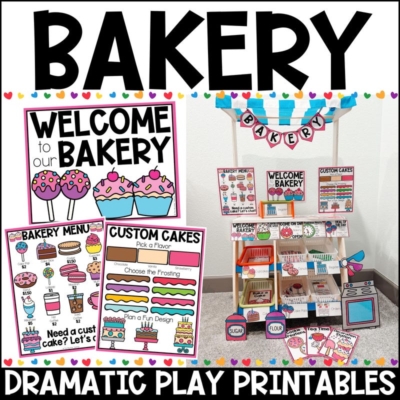 Bakery Shop Pretend Play - Etsy