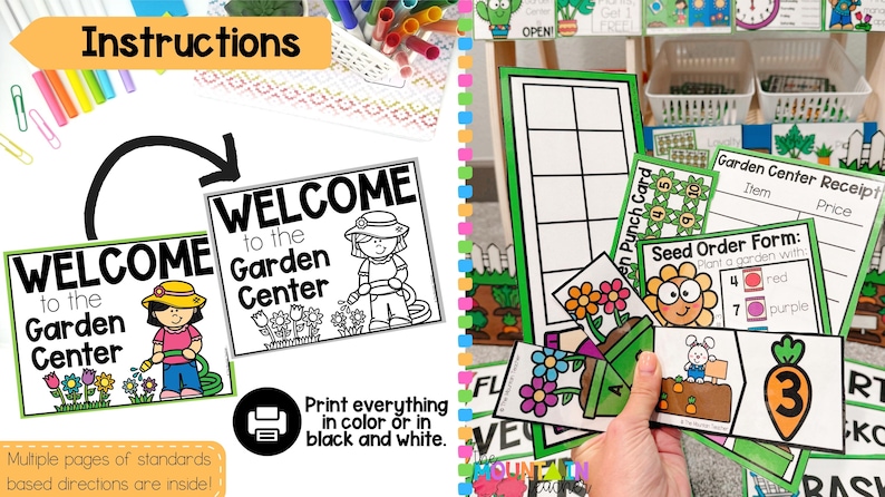 Garden Dramatic Play Printables: Spring Role Play Activities for ...
