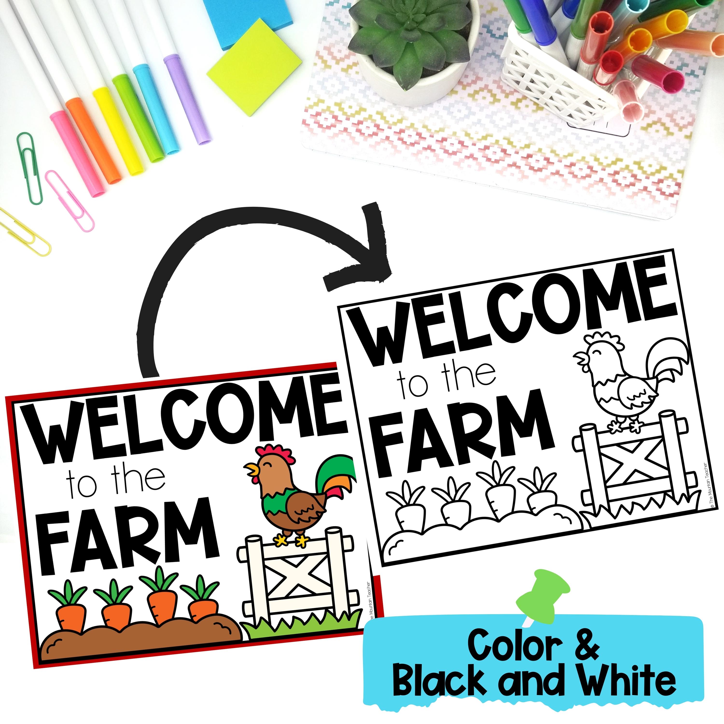 Farm Dramatic Play Printable Bundle: Preschool & Toddler Activities ...