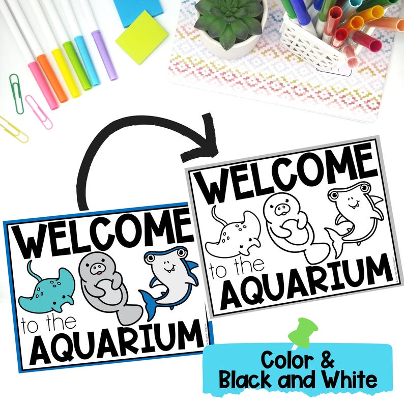 Aquarium Dramatic Play Printables: Ocean and Fish Role Play Activities ...