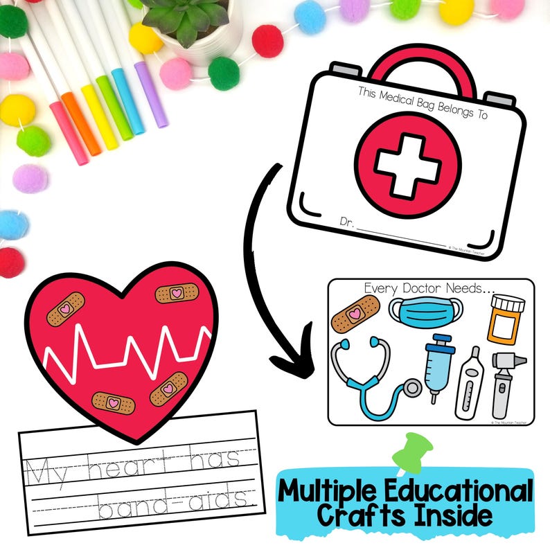 Doctor's Office Dramatic Play Printables Center, Hospital Posters ...