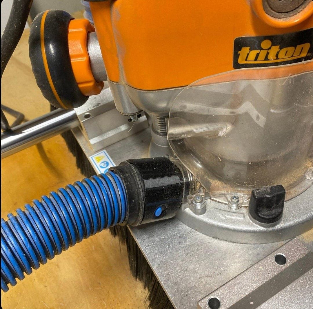 Triton Router Dust Collection Adapter for Various Standard Shop Vac ...