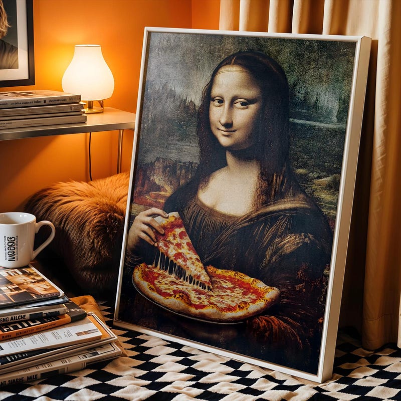 Pop Pop Art Pizza - Etsy UK