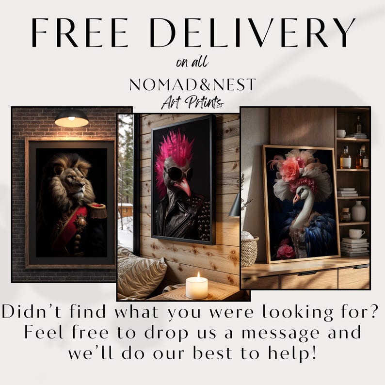 Regal Monkey Portrait Print | Eclectic Animal Wall Art - Etsy