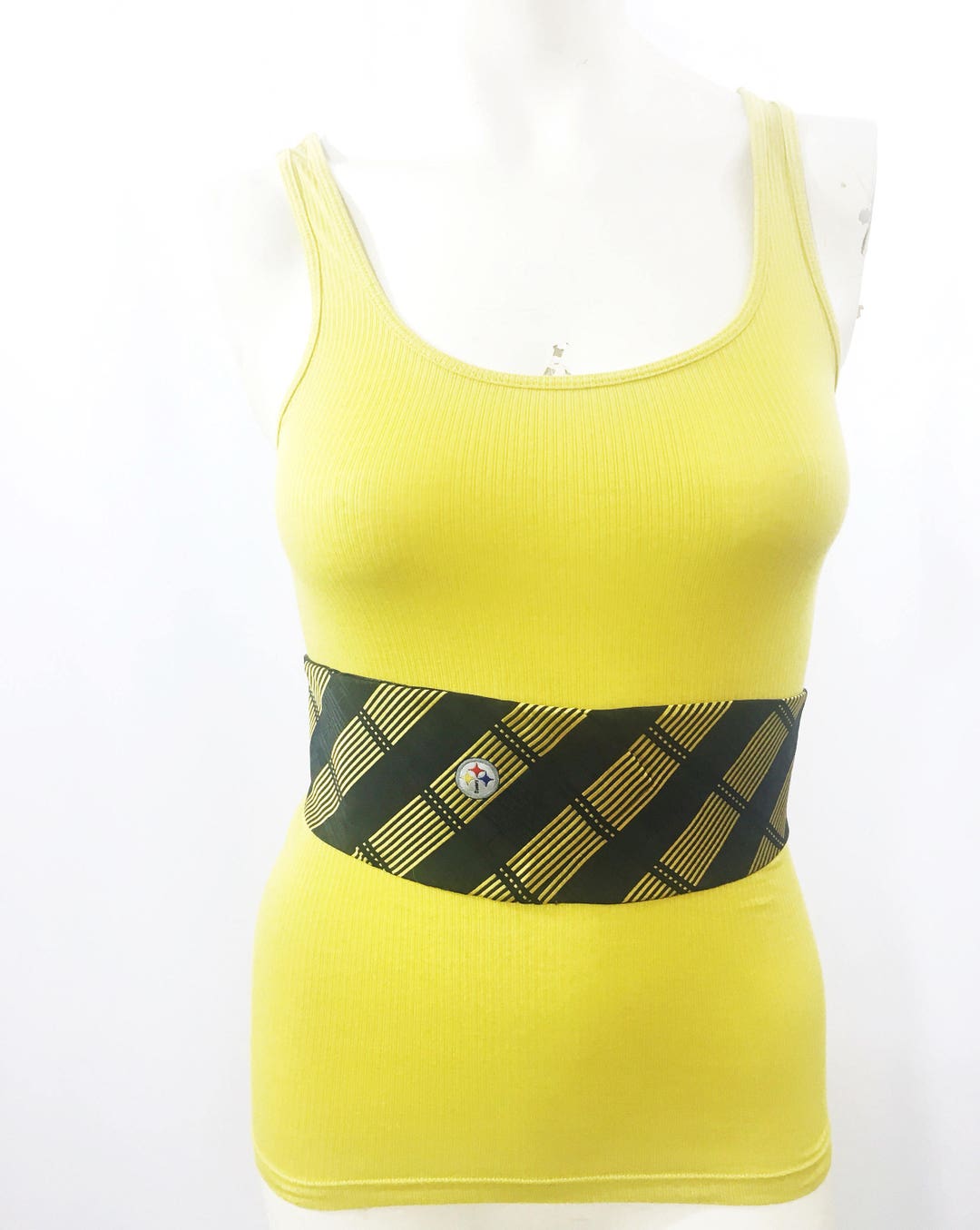 Steelers Obi Belt /black and Yellow/neck Tie Turned Obi Belt One of a ...