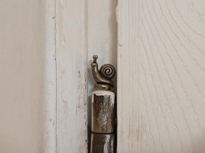 Brass Hinge Head Snail Topper Magnetic Door Hinge Decoration Home ...