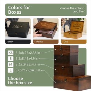 Custom Love Story Box – Engraved Wooden Memory Box for Couples ...