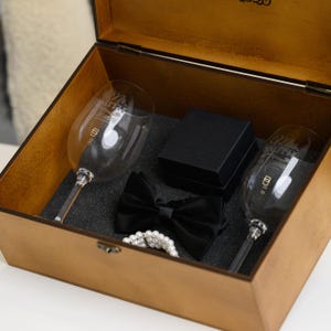 Custom Love Story Box – Engraved Wooden Memory Box for Couples ...